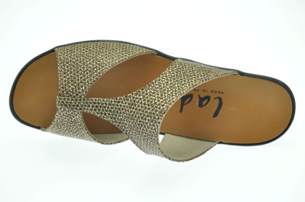 Mule Compensée Solange Lis marron - Réf. 001*01*01*01 - Chaussures ...