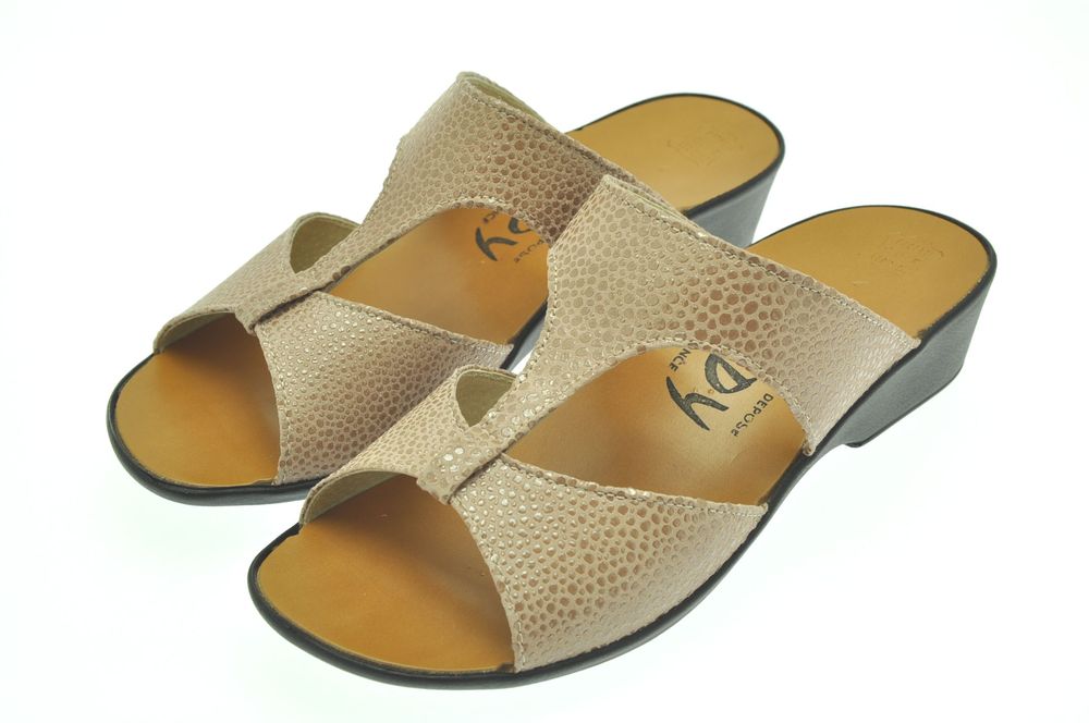 Mule Compensée Solange Mia Blush - Réf. 001*01*01*01 - Chaussures Femme ...